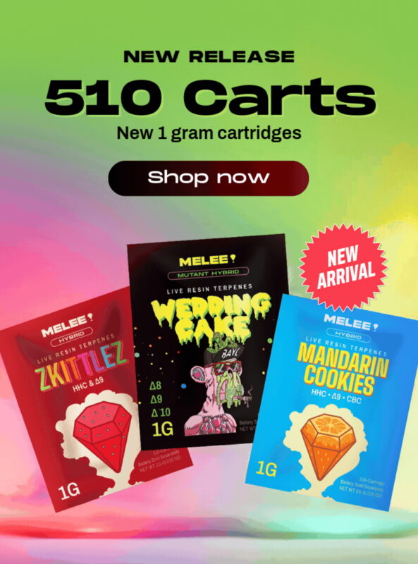 Melee Dose - HHC Delta-8 Delta-9 THC Gummies and Vapes